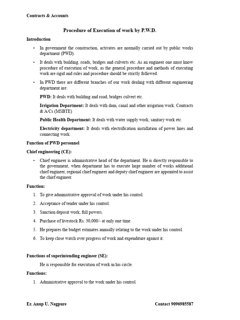 Contracts & Acc U-1 Notes 18785820 | PDF | Piece Work | Employment