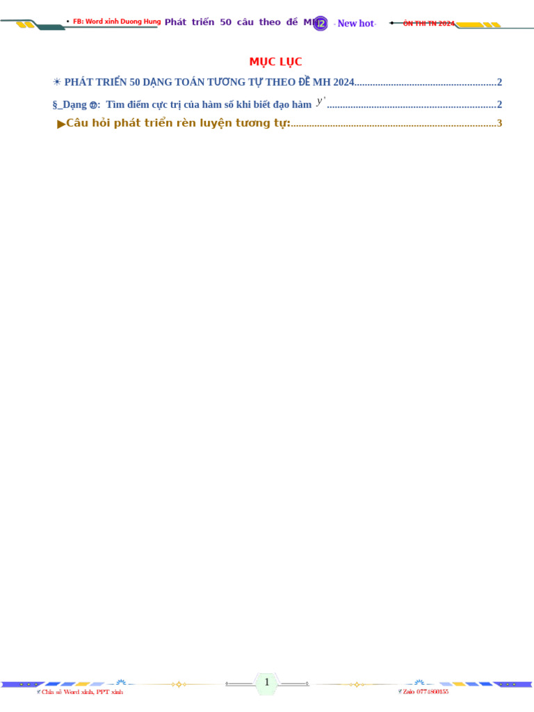 D17-Phat Trien 50 Cau Tuong Tu de Minh Họa 2024-HS | PDF