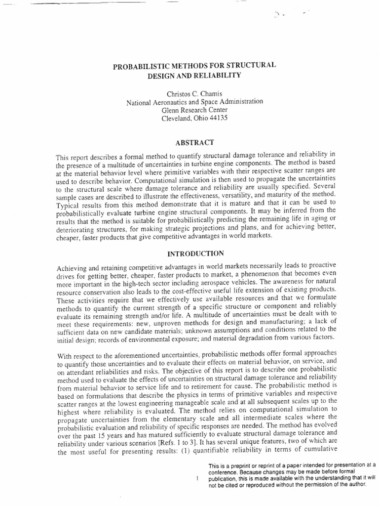 20020023955 (1) | PDF | Reliability Engineering | Probability Distribution