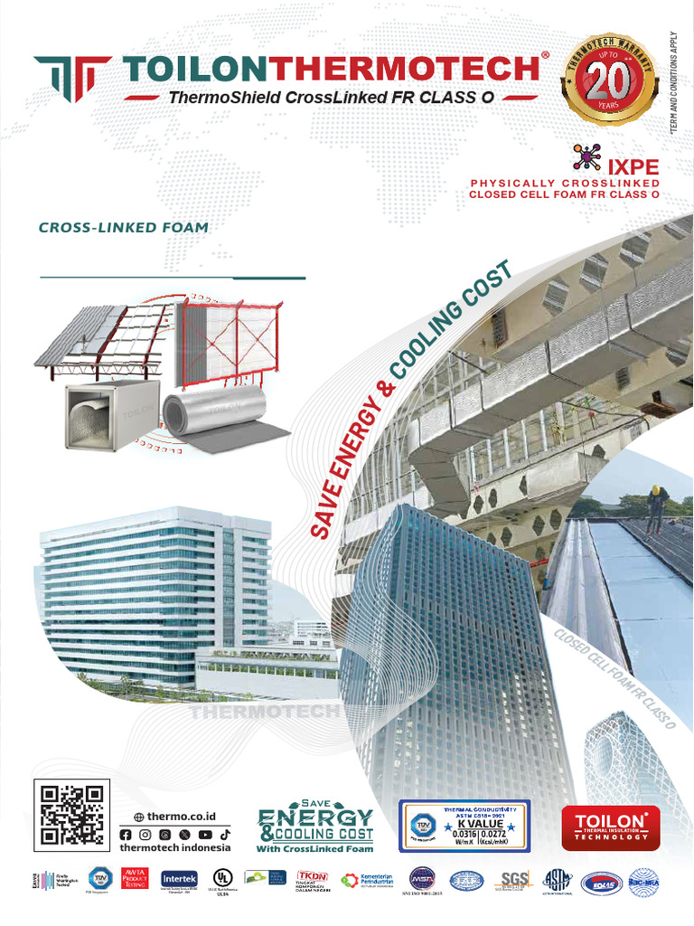 001 Technical Data Sheet (TDS) Toilon Thermotech Ixpe FR Class 0 | PDF ...