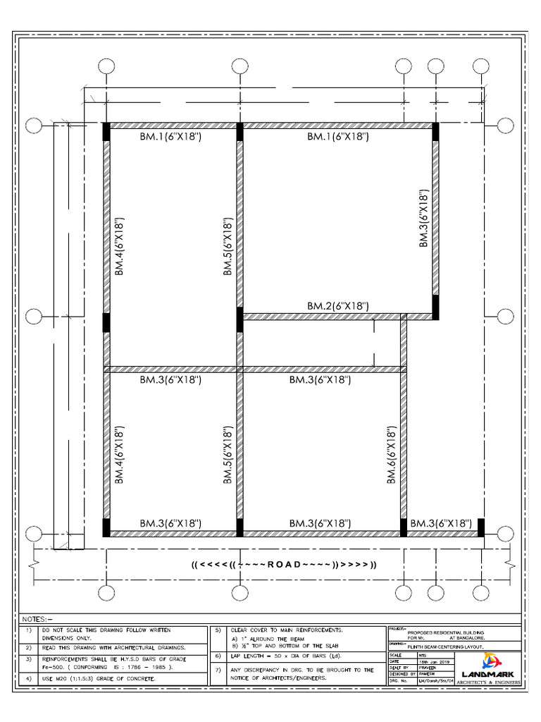 Plinth Beam Centering | PDF