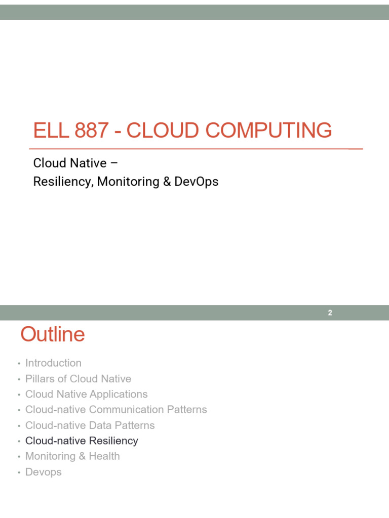 CloudNative_III | PDF | Cloud Computing | Information Technology Management