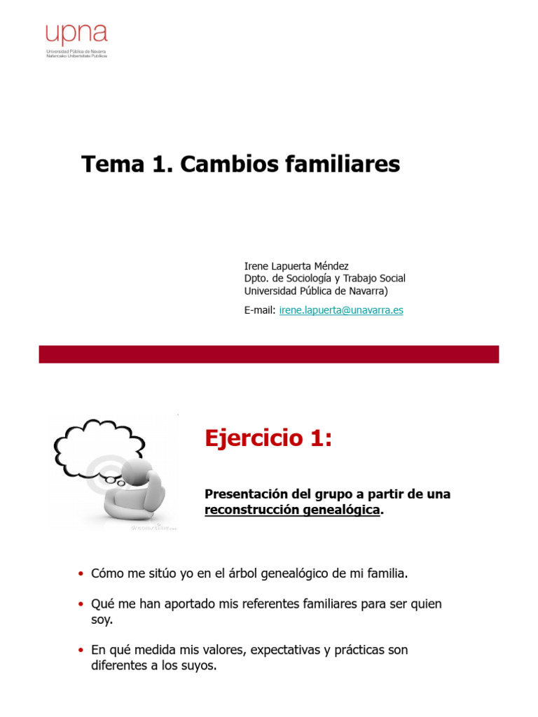 Cambios en la Estructura Familiar Española | PDF