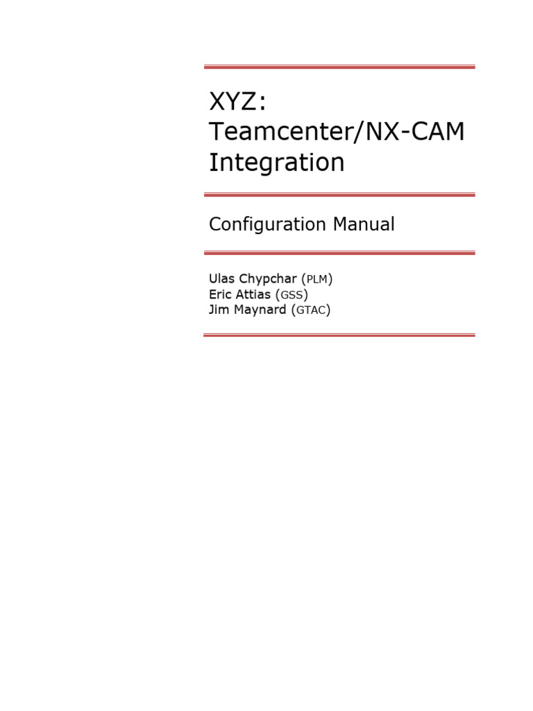Teamcenter - NX-CAM Integration (PDFDrive) | PDF | Computer File | Command Line Interface