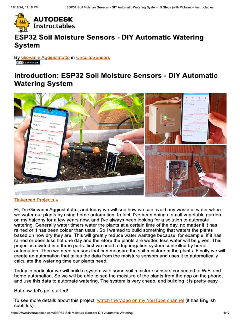 Sensors ESP32 | PDF