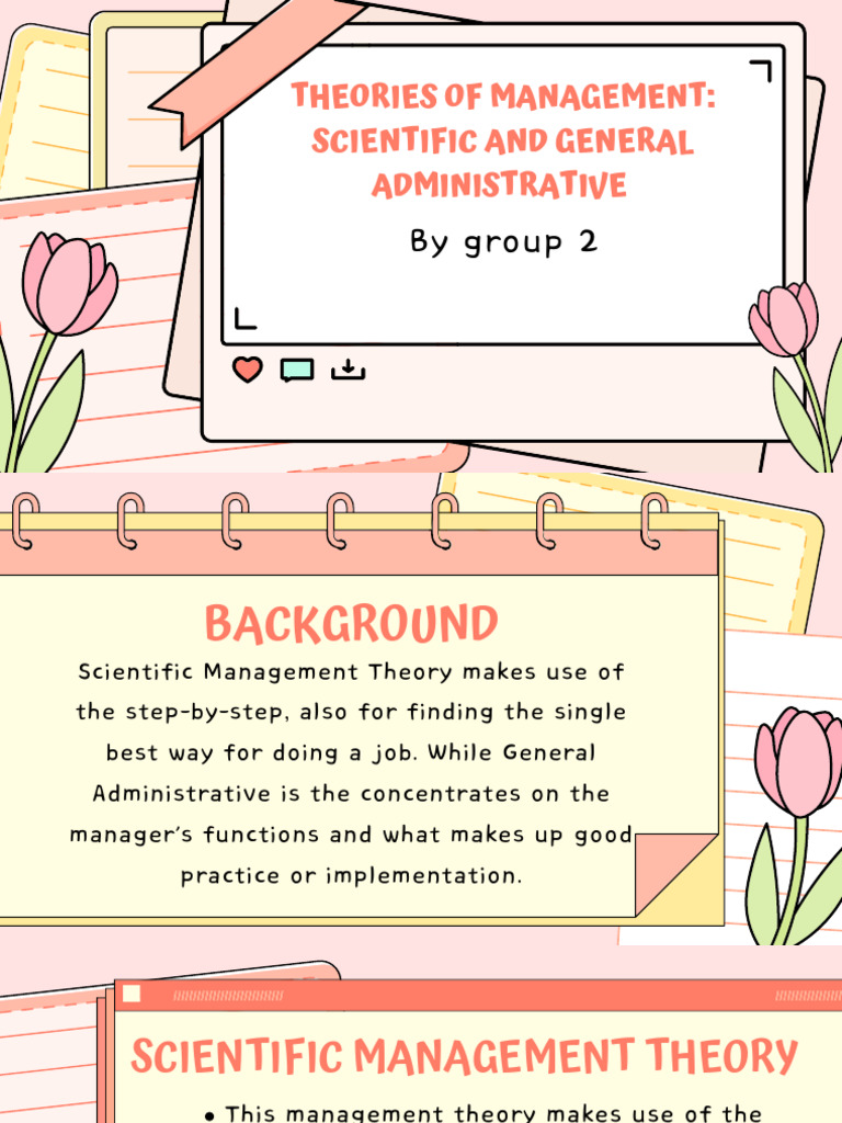 Management Theories: Scientific vs. Administrative | PDF