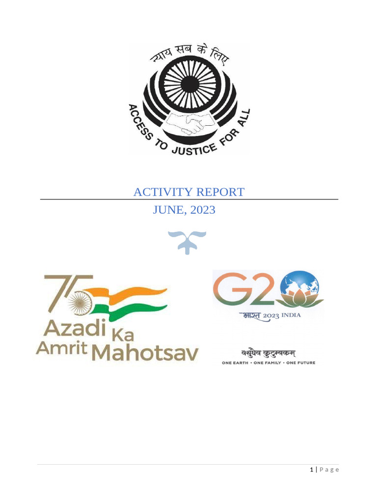 Activity Report (June, 2023) | PDF | Prison | Prisoner