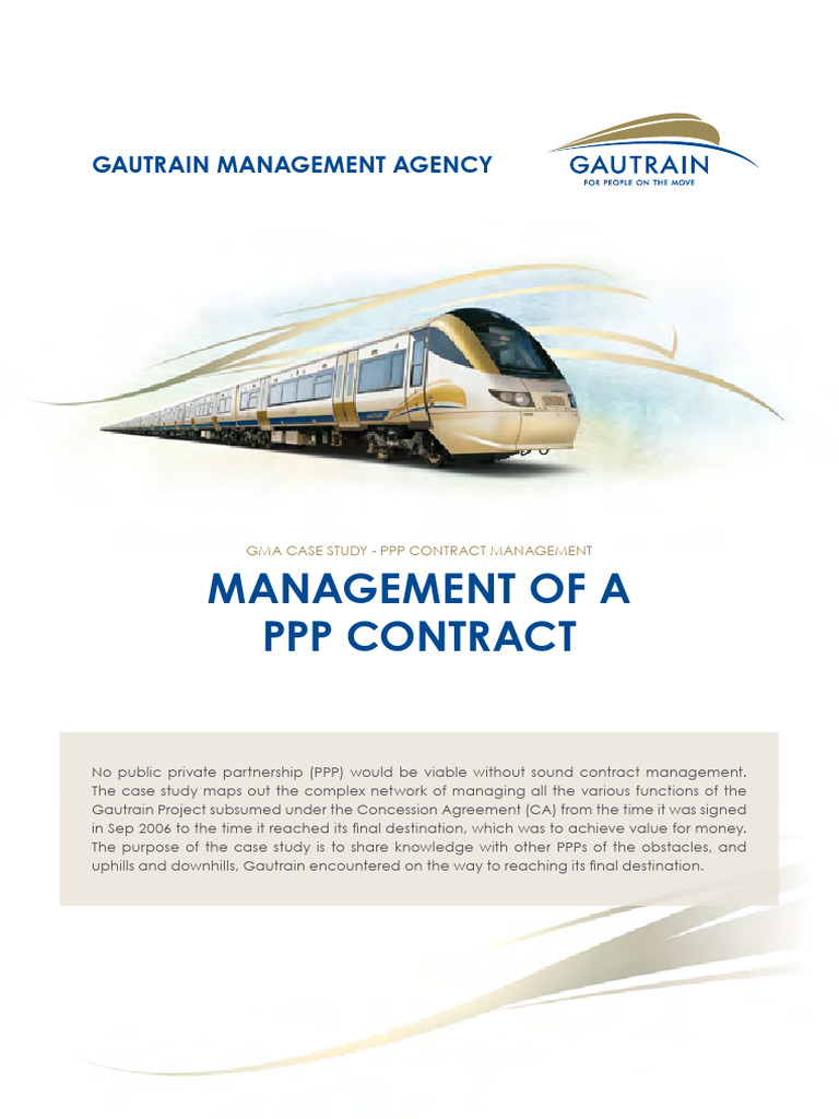 GMA Case Study - PPP Contract Management - S | PDF | Public–Private Partnership | Environmental ...
