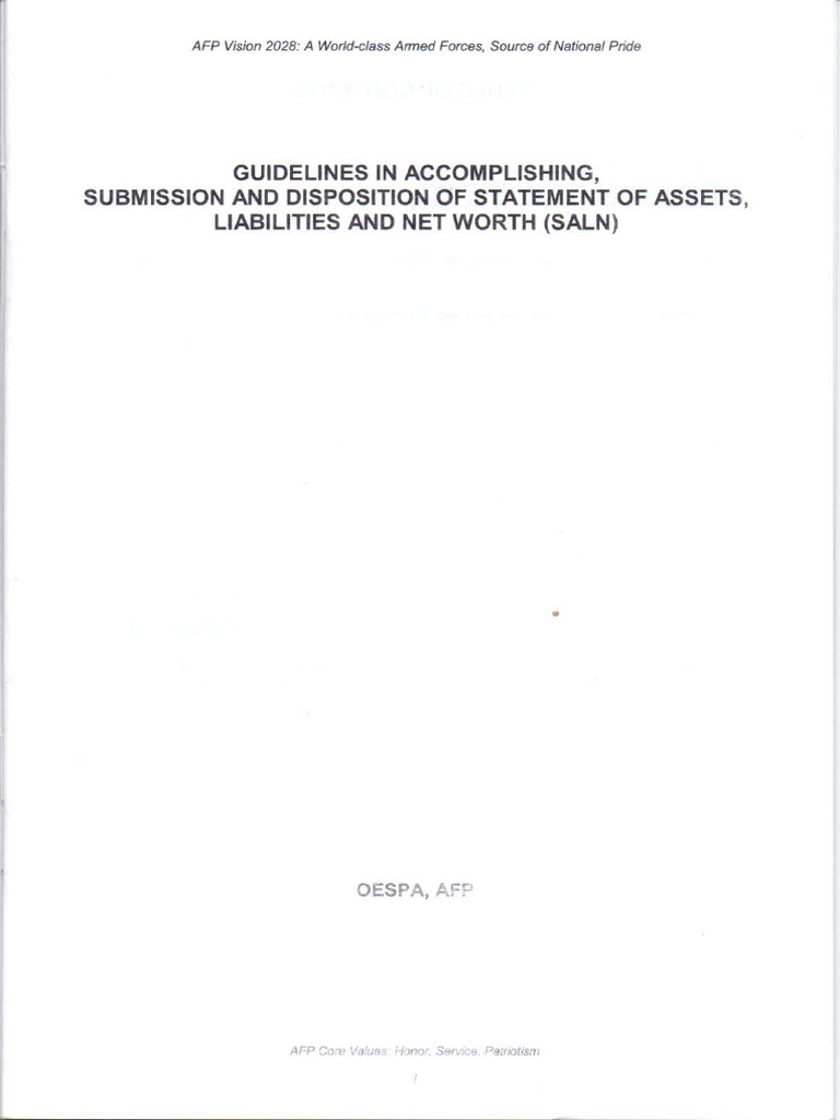 OESPA Guidelines | PDF