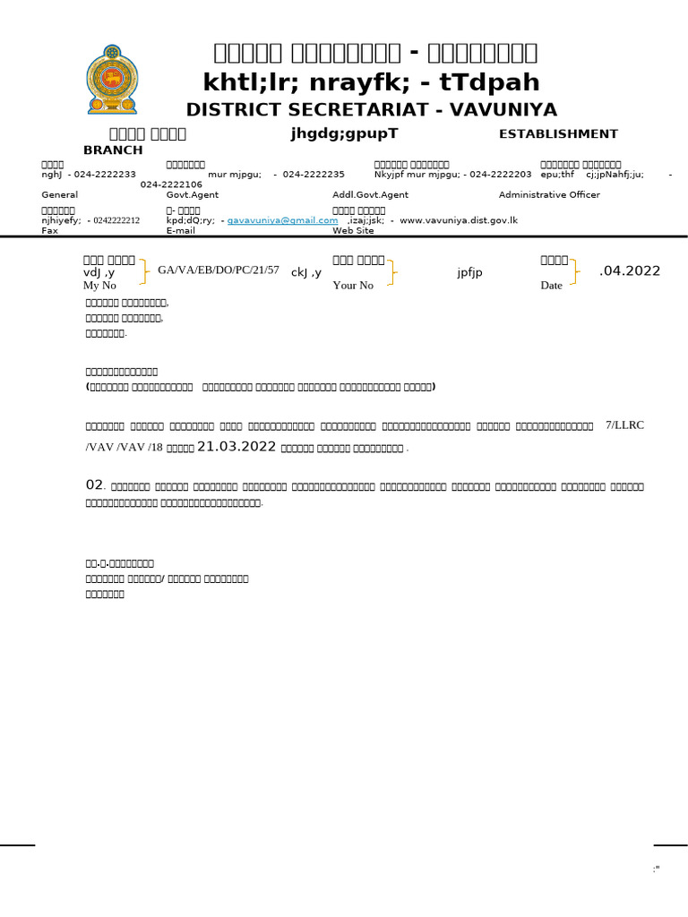 GA_VA_EB_PC_21_57 DS Vav 2nd letter | PDF