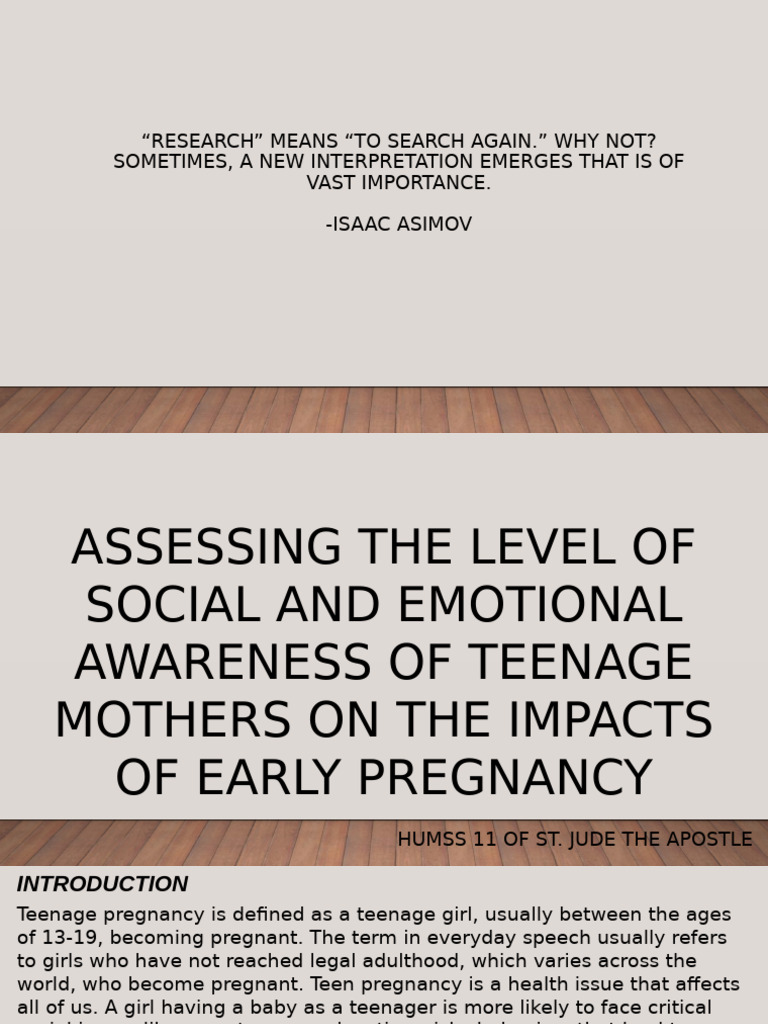 Teen Moms: Social Awareness Study | PDF | Teenage Pregnancy | Adolescence