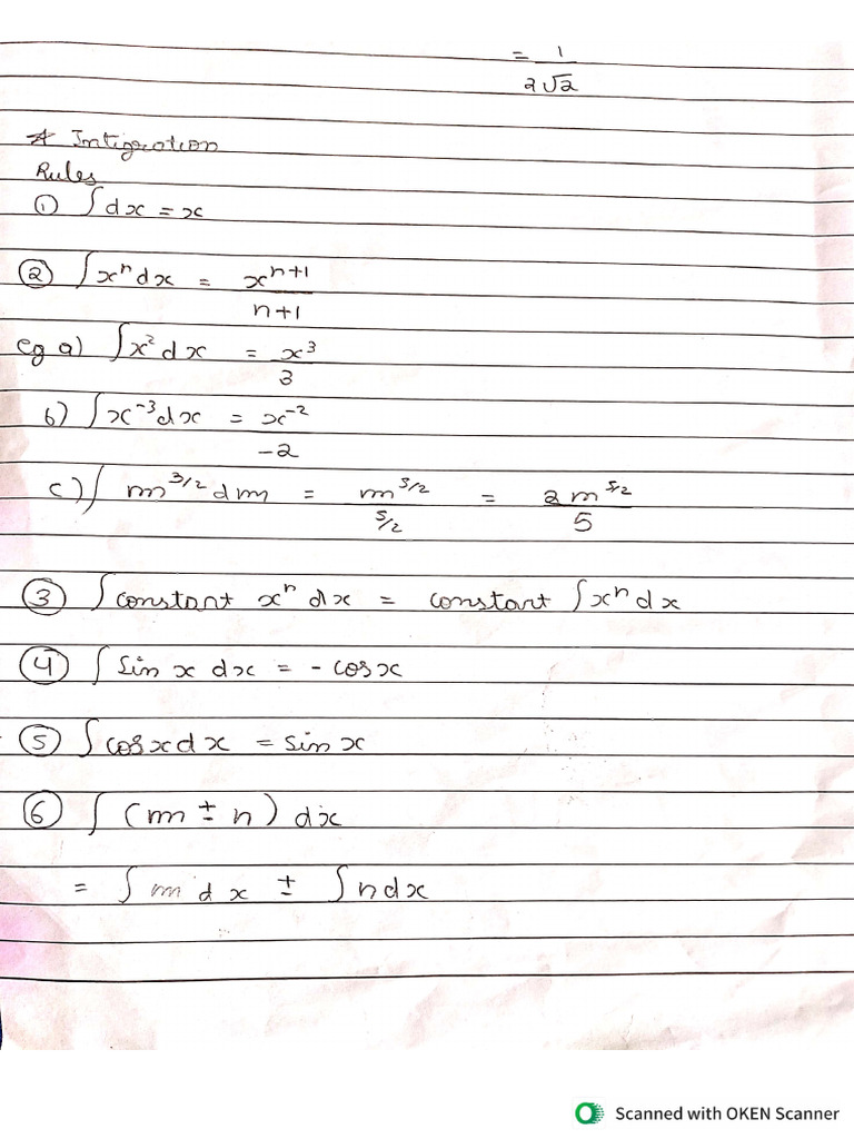 Integration Rules | PDF