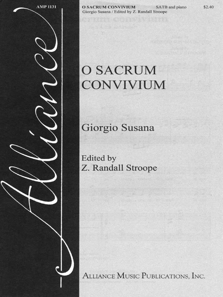 O Sacrum Convivium-G.susana A4-Web | PDF
