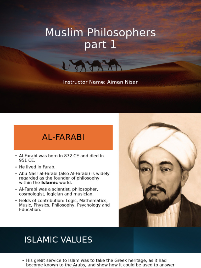 Lecture 10, Muslim Philosophers | PDF | Nous | Aristotle