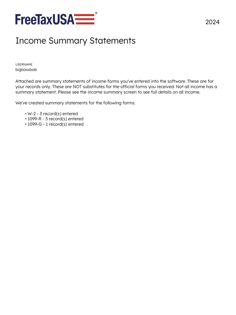 Income Summary for EIN 04-3581074 | PDF | Social Security (United ...