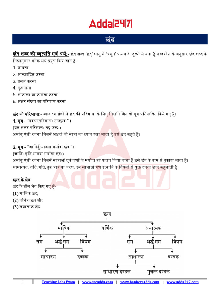 Chhand छंद File | PDF