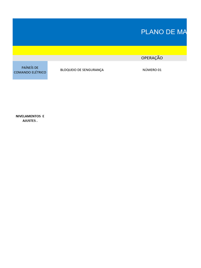 Plano de Planejamento Preventivo Haitian 280t (Lucas Victor) PDF | PDF