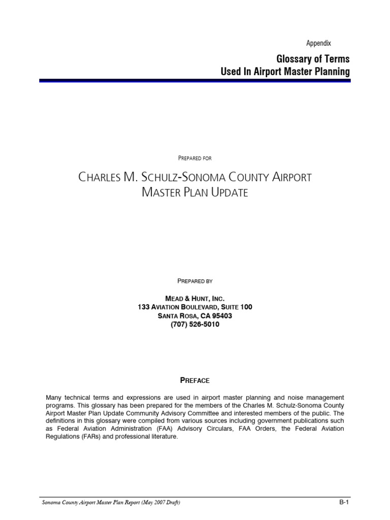 Appendix_B_Glossary Airport | PDF | Instrument Flight Rules | Air ...