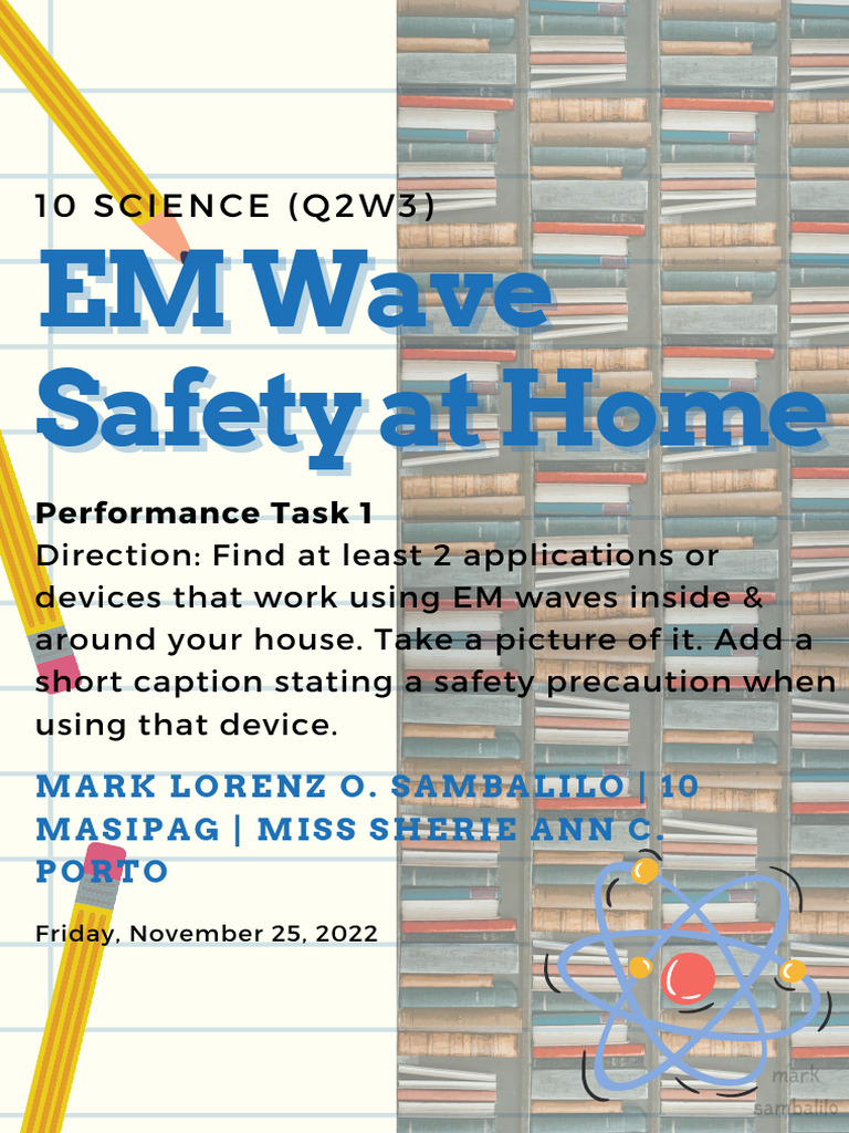 10 SCI (Q2W3) PT1 EM Wave Safety at Home | PDF