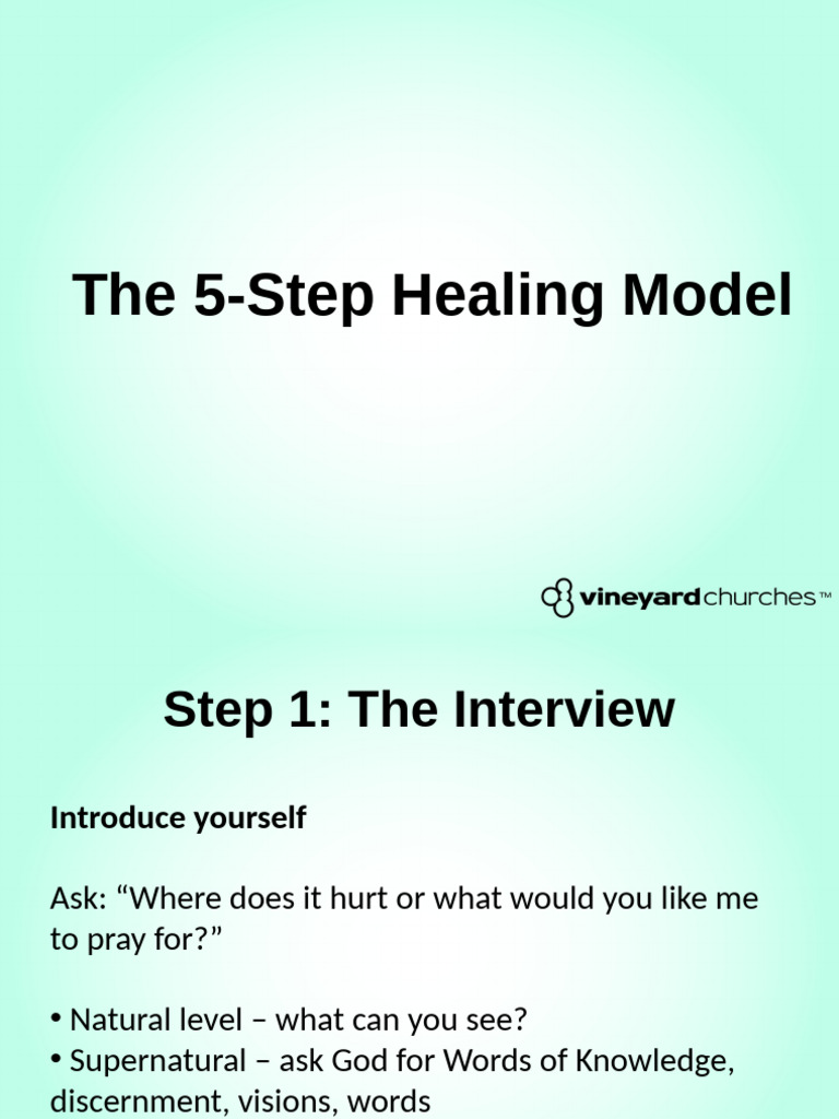 5-Step Model of Healing Presentation | PDF