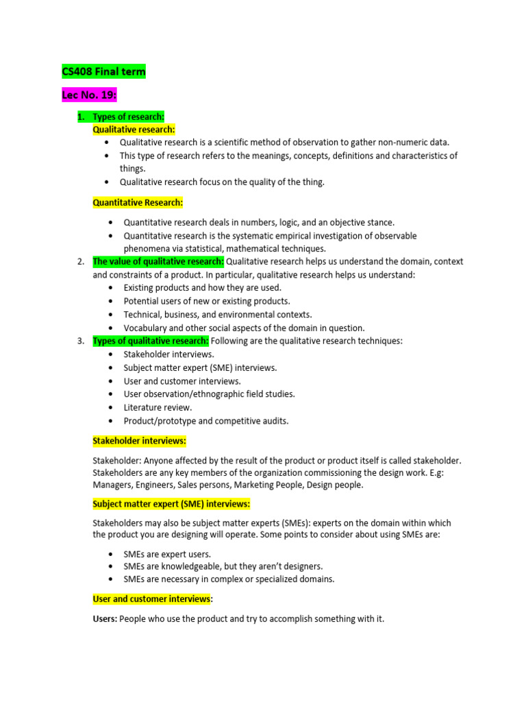 Research Methods in User-Centered Design | PDF | Usability | Ethnography