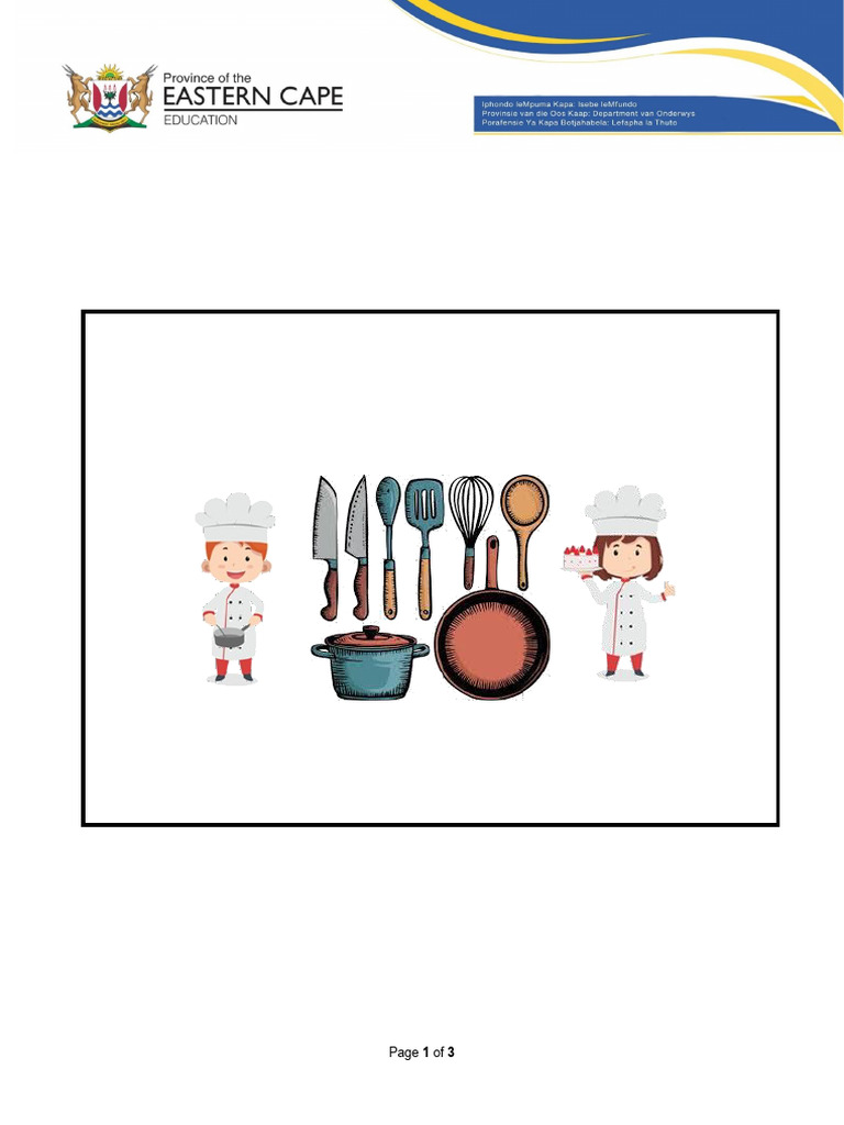 Consumer Studies - Practical Skills - Test - Grade 11 - 2025 | PDF