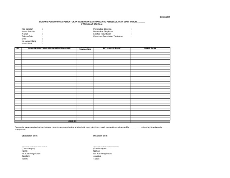 Borang B4 Pdf