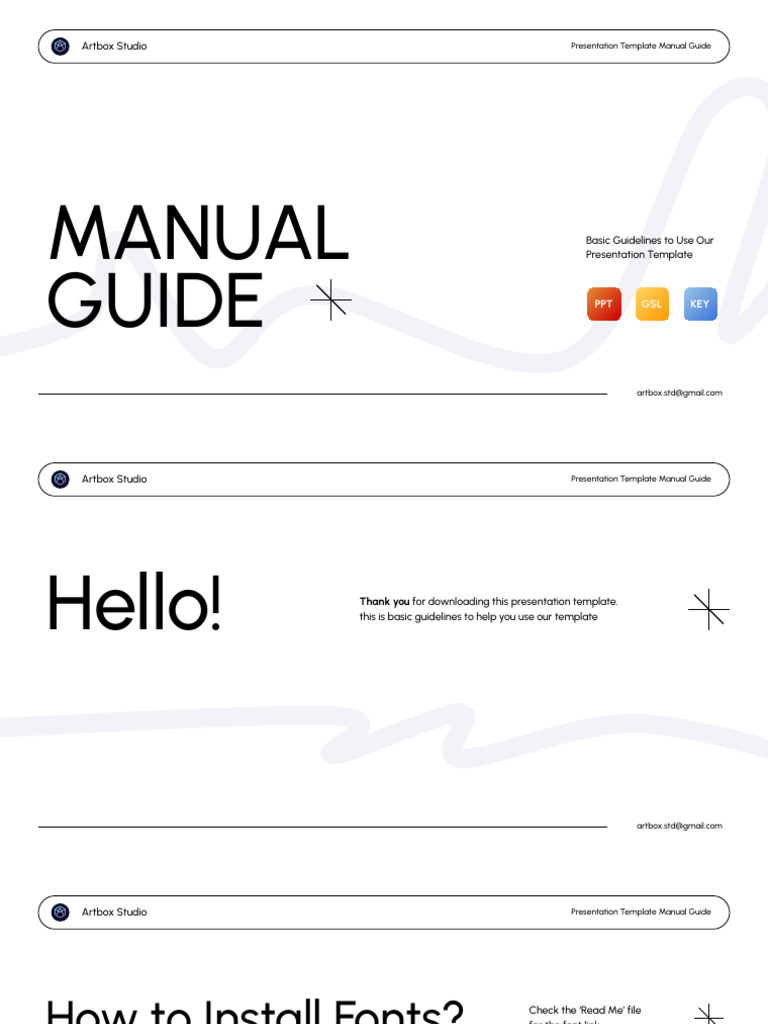 Presentation Manual Guide | PDF | Microsoft Power Point | Icon (Computing)