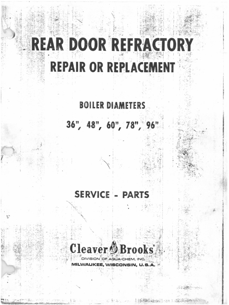 CB Refractory Replacement Guide | PDF