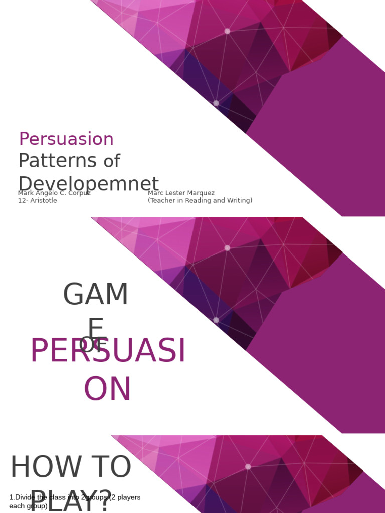 Persuasion Pptx1 | PDF | Persuasion | Human Communication