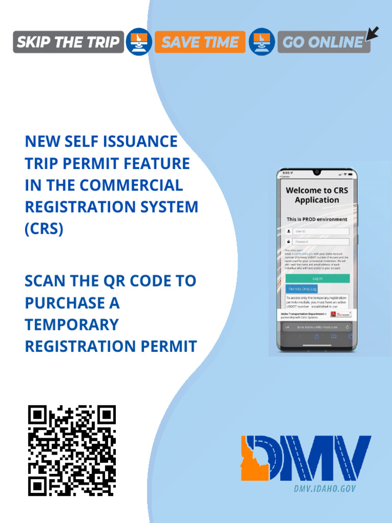 Httpsitd - Idaho.govwp Contentuploads202204Self Issue Temp Trip Permit ...
