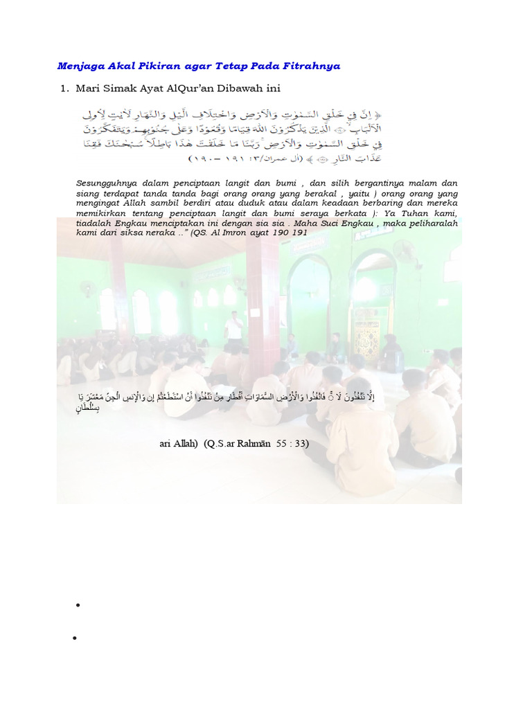 Menjaga Akal dan Lisan dalam Islam | PDF
