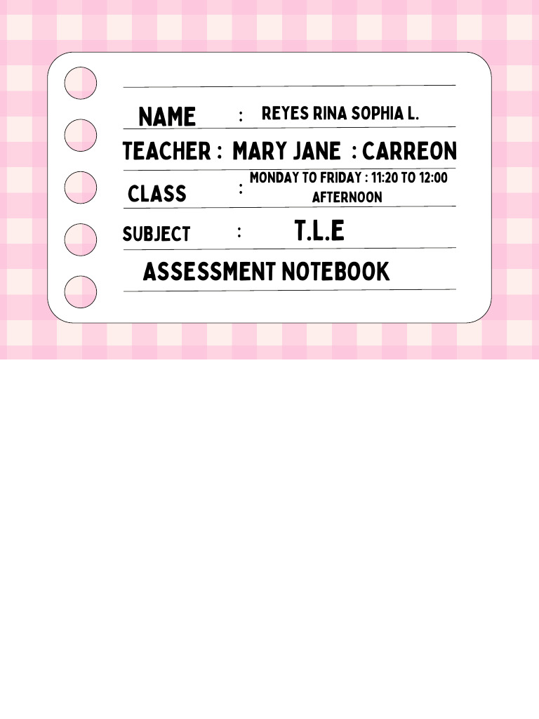 Pink Cute Illustrative School Class Name Label - 20240808 - 142304 ...