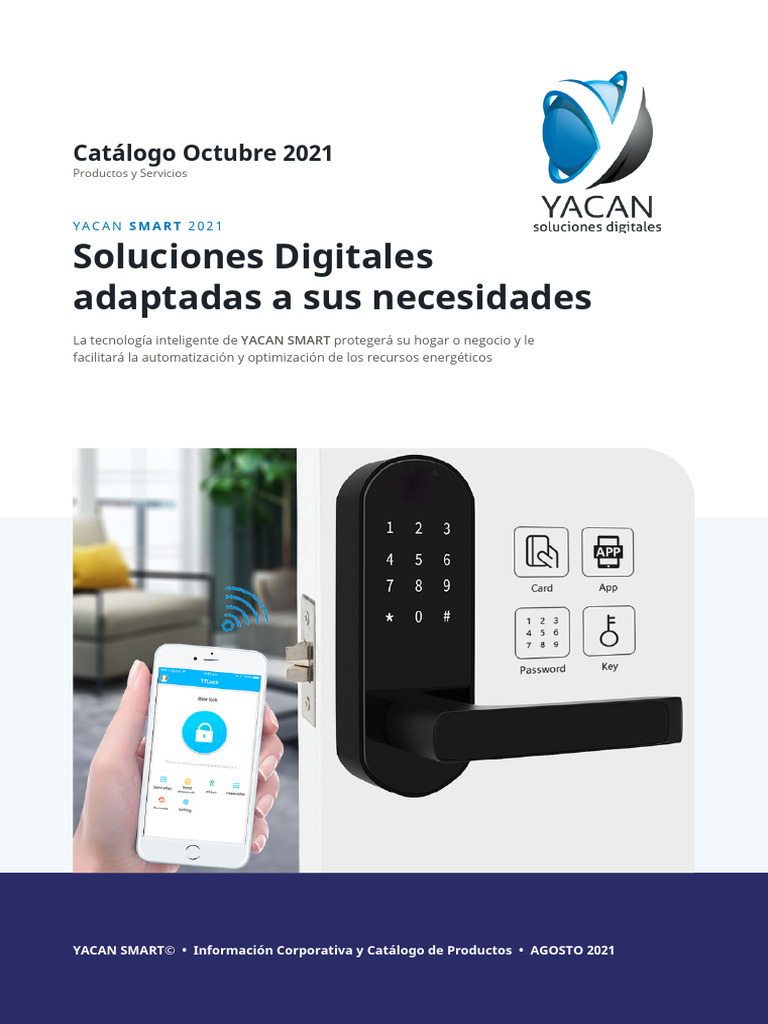 Catalogo Yacan Octubre | PDF | Aplicación movil | Circuito cerrado de televisión