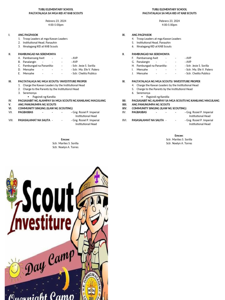 Investiture Program | PDF