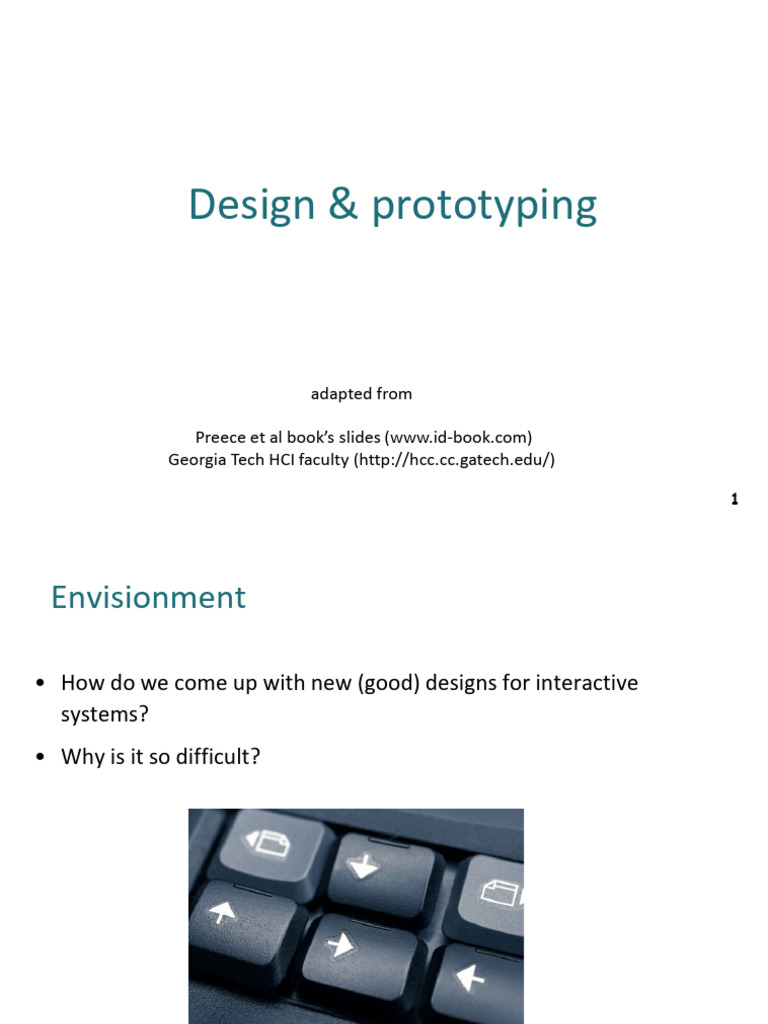 Class_06 - Prototyping | PDF | Software Prototyping | Usability