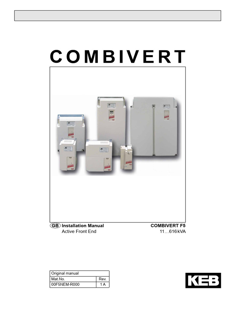 Combivert F5 | PDF | Power Inverter | Direct Current
