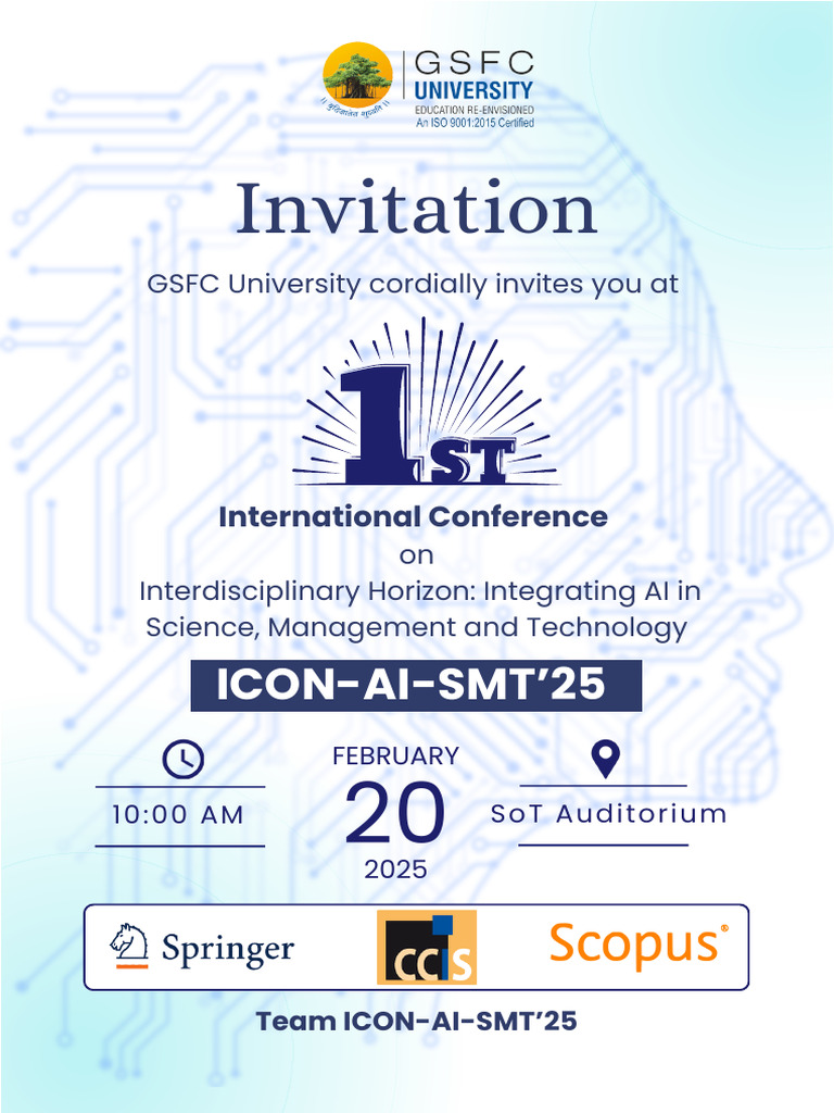 Invitation Inaugral Ceremony | PDF
