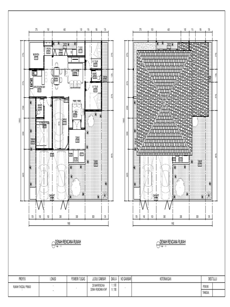 Denah Rumah Mas SHD | PDF