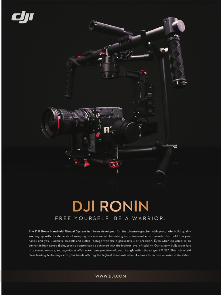 DJI RONIN Handheld Gimbal System Brochure En | PDF