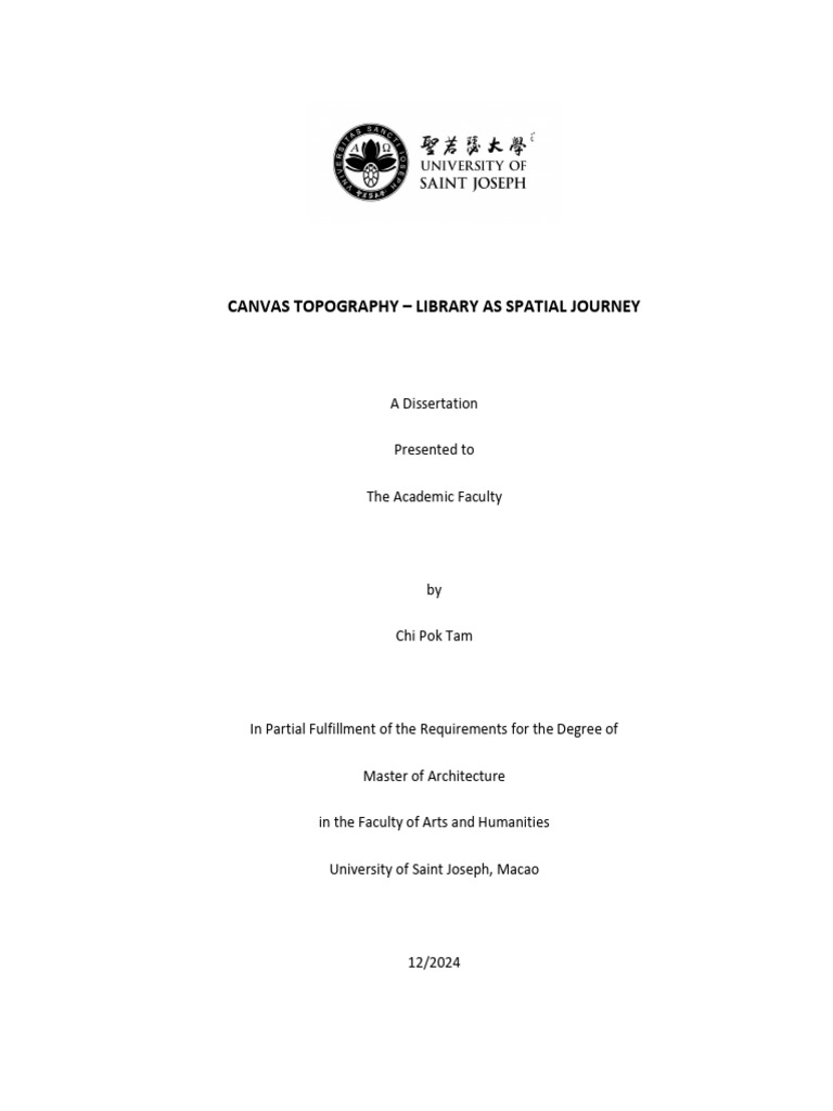 Canvas Topography Library as Spatial Journey Chi Pok Tam | PDF ...