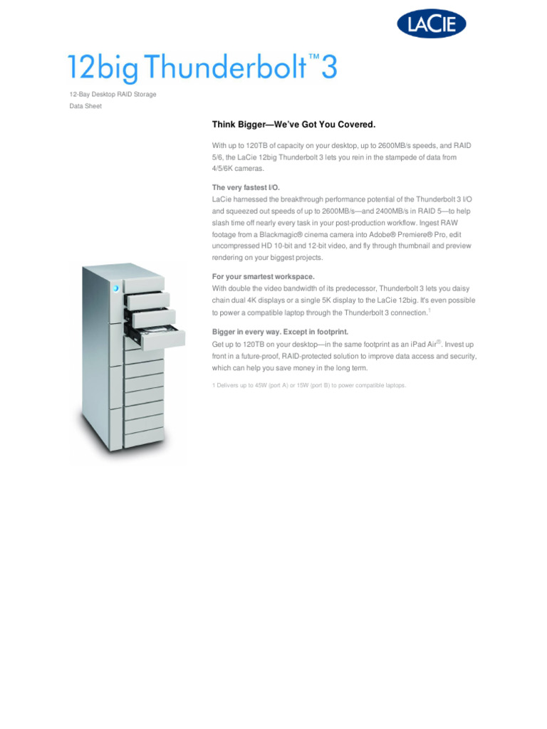 12big-thunderbolt3 | PDF | Byte | Computer Hardware