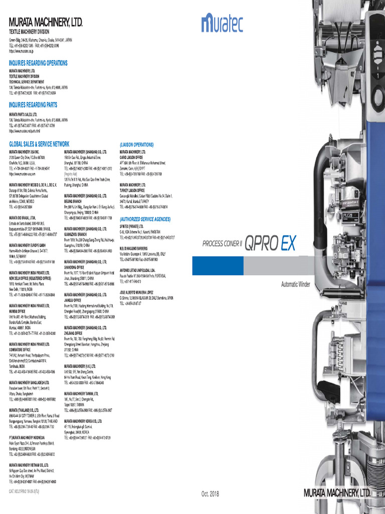 Catalog Qpro-Ex e | PDF | Machines | Yarn