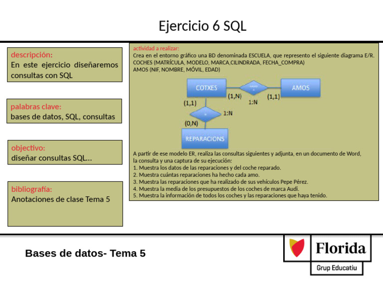 Tema5 Tarea6 SQL | PDF