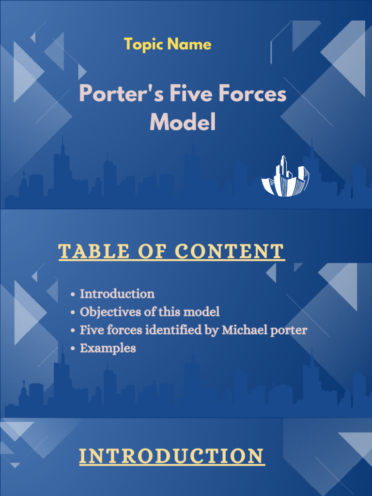 Understanding Porter's Five Forces Model | PDF | Business Economics ...
