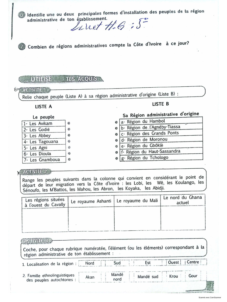 Histoire Geo (1) 5eme | PDF
