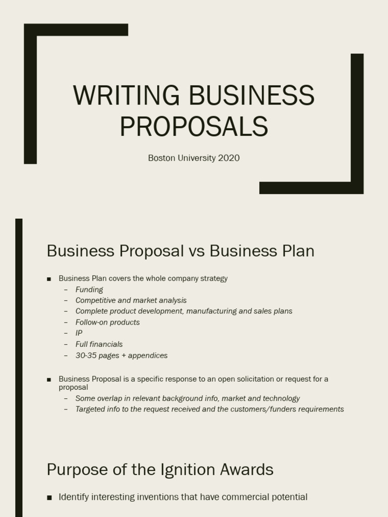 2020-Dec-BU-Business-Proposal-Writing-workshop6 | PDF