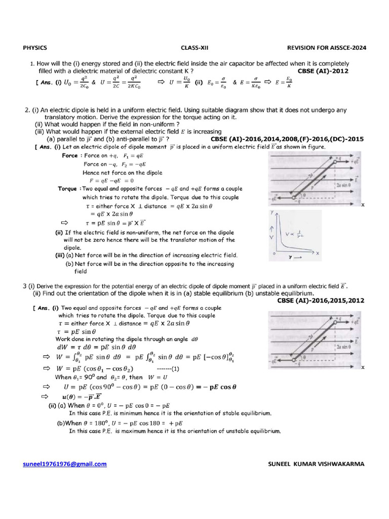 20 FAQ Phy 2024 | PDF