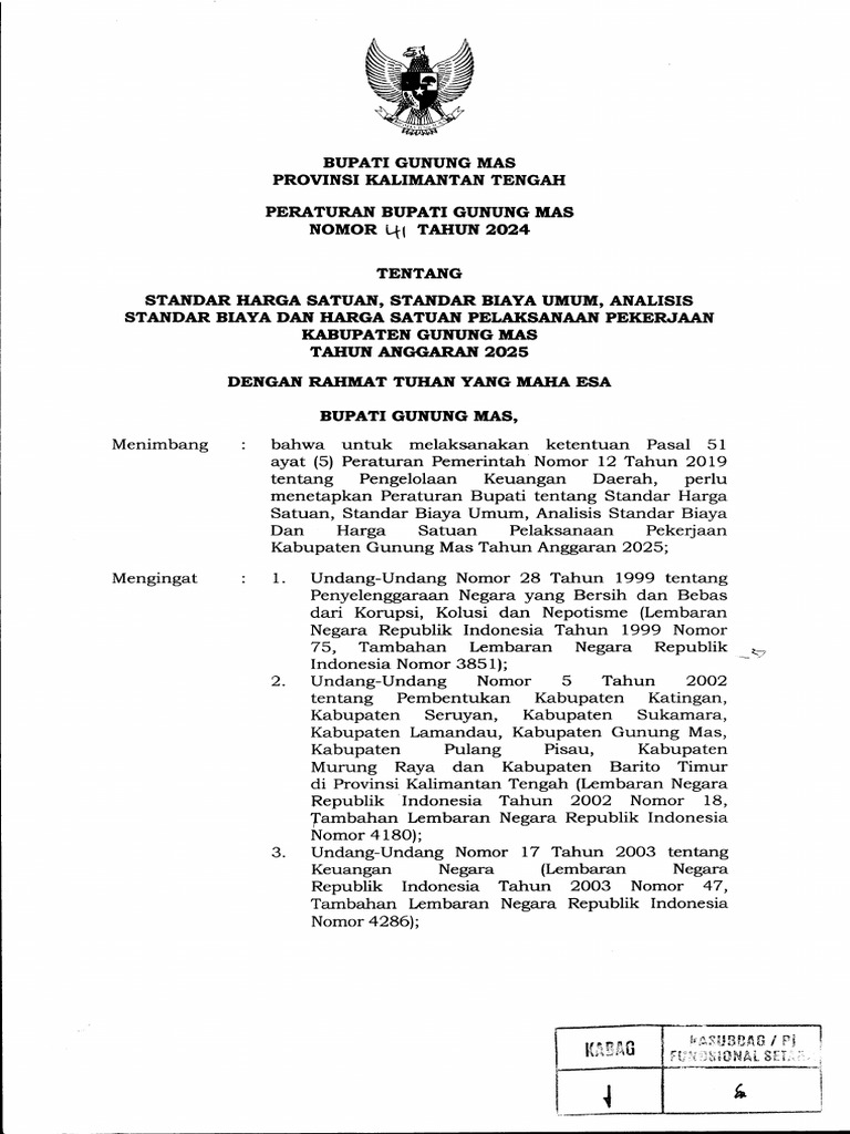 Standar Harga 2025 - 250106 - 111231 | PDF