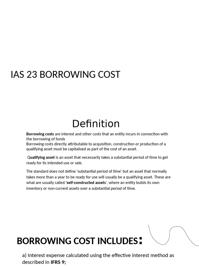 IAS 23 Borrowing Costs | PDF | International Financial Reporting ...